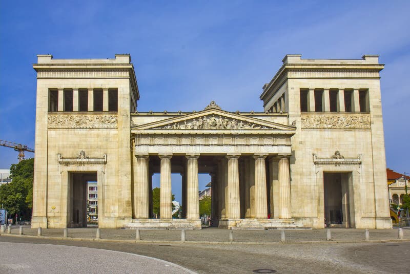 City Gate in Munich, Germany Stock Photo - Image of gate, greece: 190538728