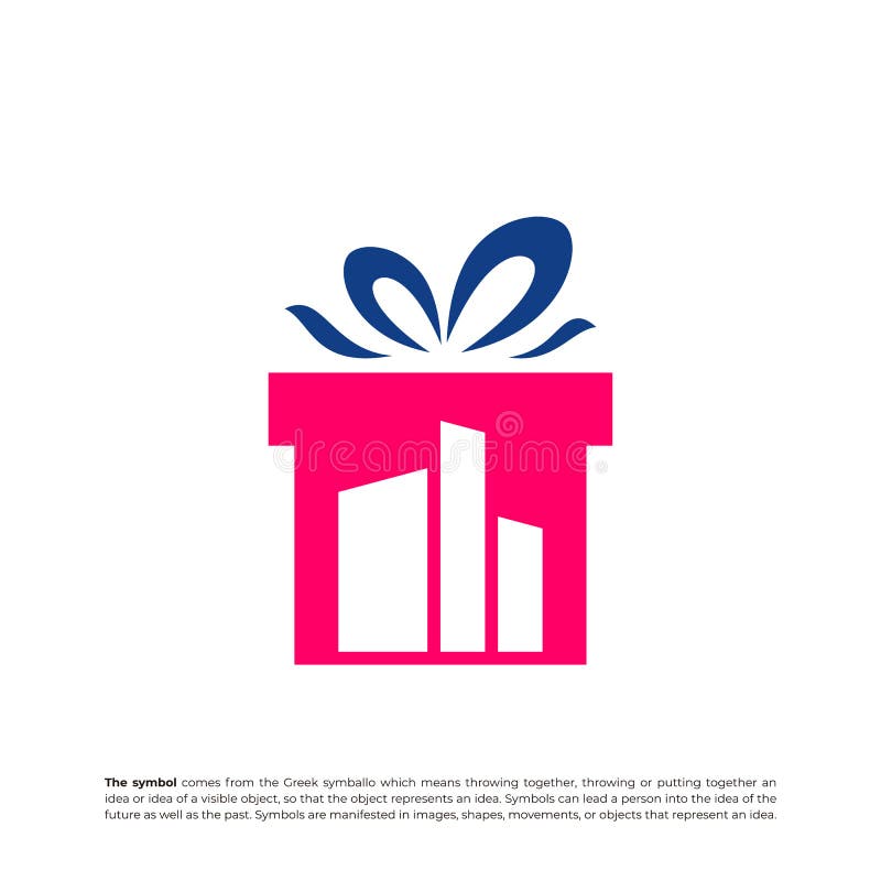 City Gift Logo Design Template. Gift City Logo Concept Vector Stock ...