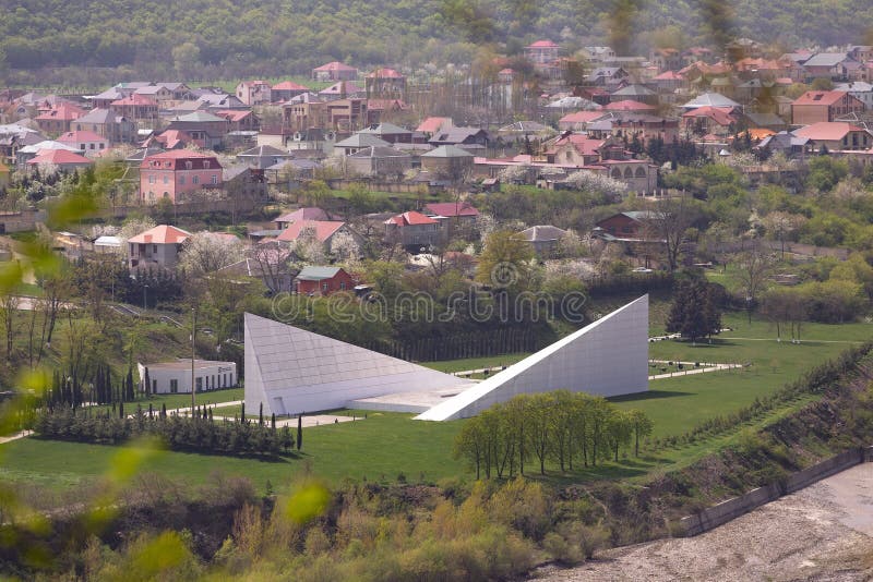 City of Guba. Azerbaijan. 04.19.2022. Genocide Memorial Complex in the ...