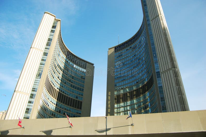 Toronto city hall stock photo. Image of buildings, modern - 533650