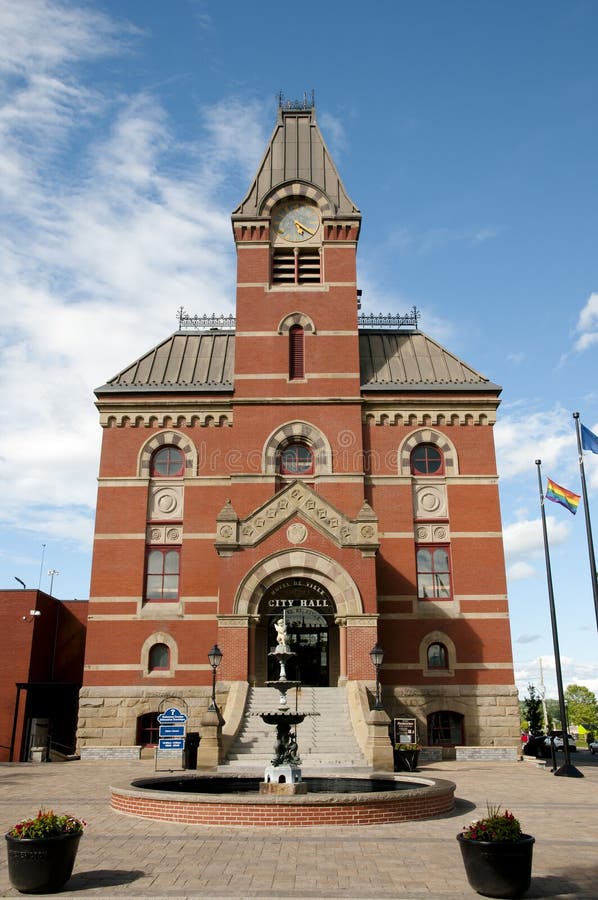 City Hall - Fredericton - Canada Editorial Photo - Image of brunswick ...