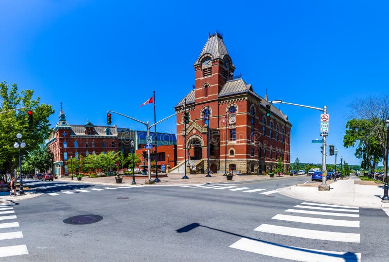 City Hall, Fredericton, New Brunswick, Canada Editorial Image - Image ...