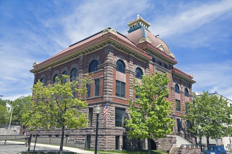 City Hall in Marquette stock image. Image of building - 9923343