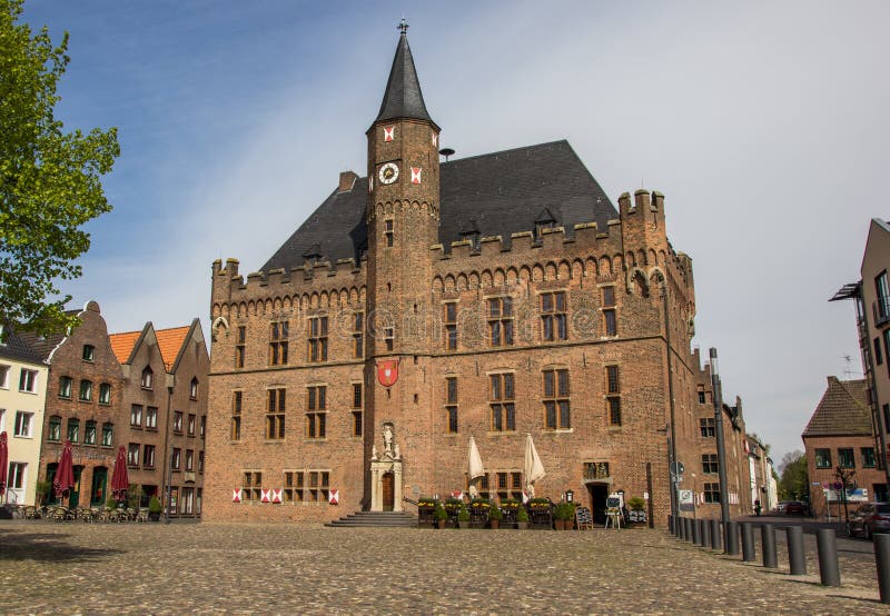 City Hall in the Old Center of Kalkar Stock Image - Image of center ...