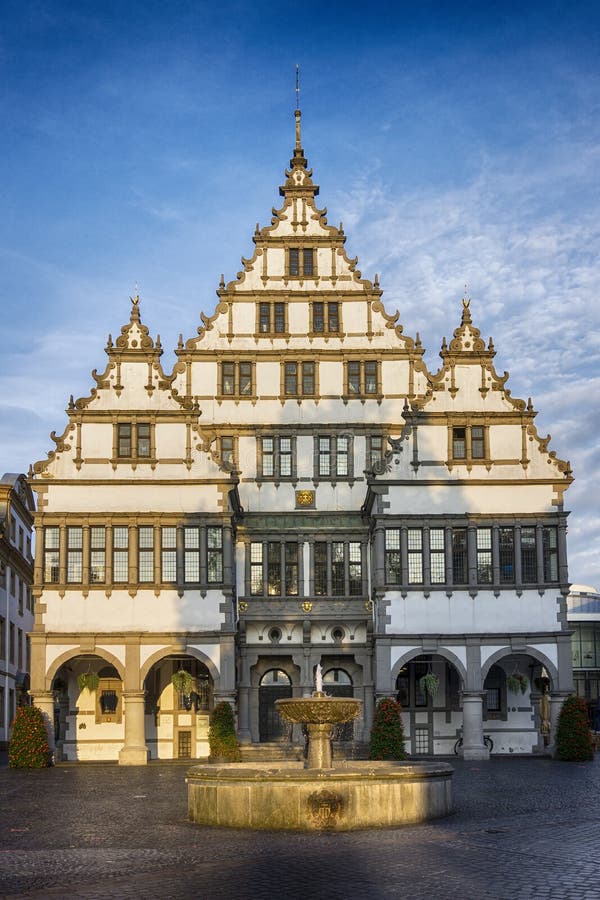 Town Hall of Paderborn, Germany Stock Photo - Image of rathaus ...