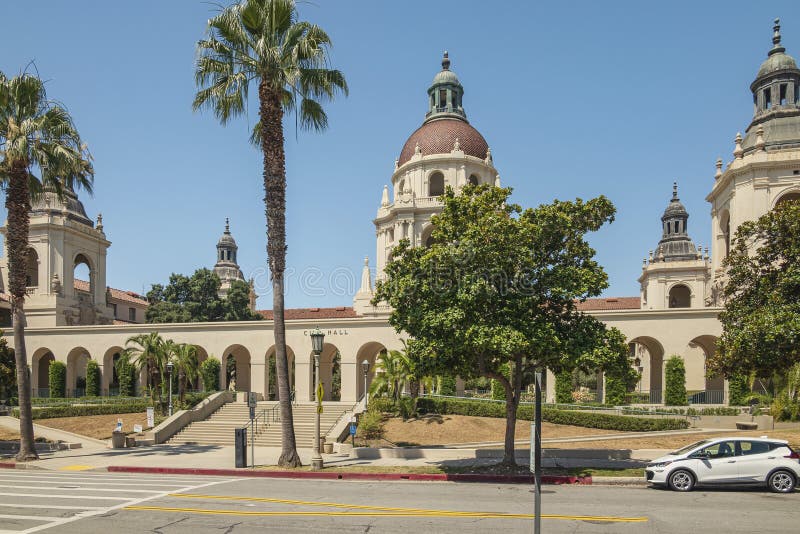 City Hall City of Pasadena California. Stock Photo - Image of ...