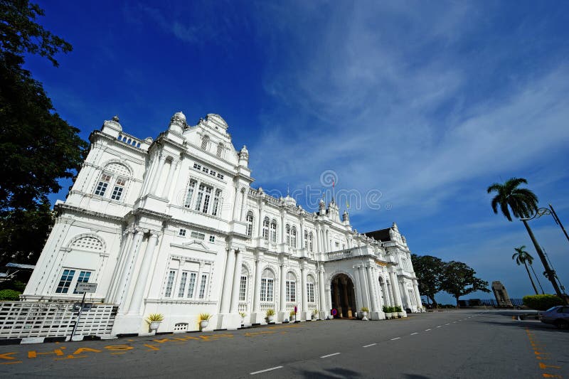 City Hall, Penang editorial photography. Image of british - 144565047