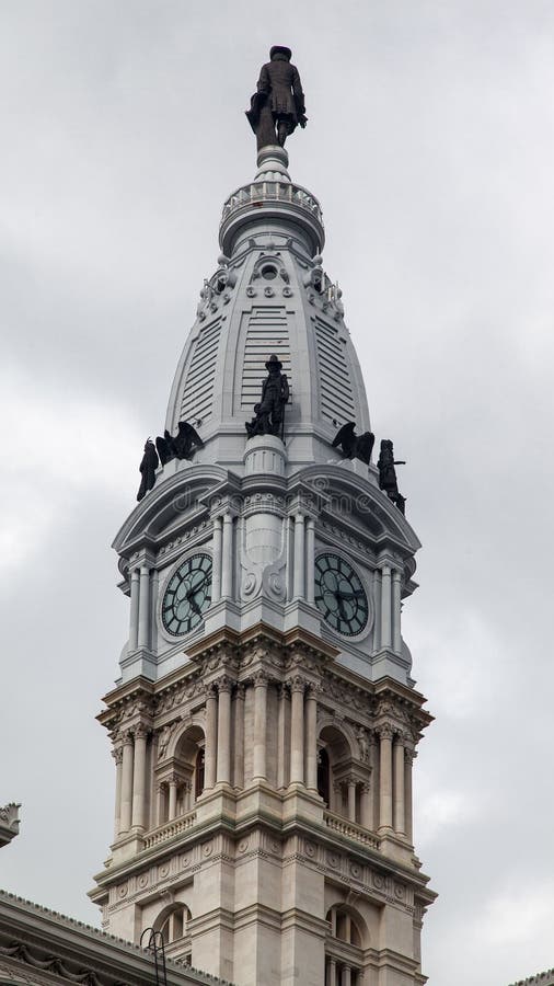 Old City Hall Philadelphia Pennsylvania Stock Photo - Image of brick ...