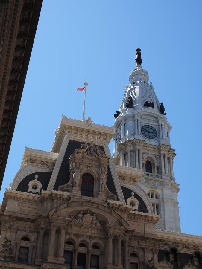 City Hall of Philadelphia stock photo. Image of cityscape - 202814102