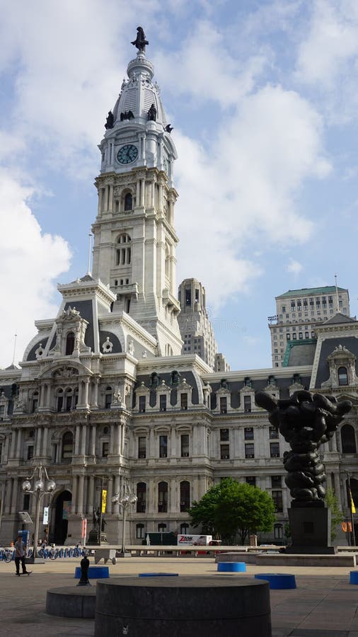 City Hall in Philadelphia editorial stock image. Image of downtown ...
