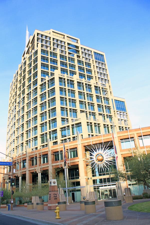 Old Phoenix City Hall editorial photography. Image of exterior - 91891972