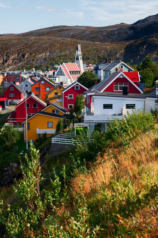 City of Hammerfest stock image. Image of finnmark, scandinavia - 36092043
