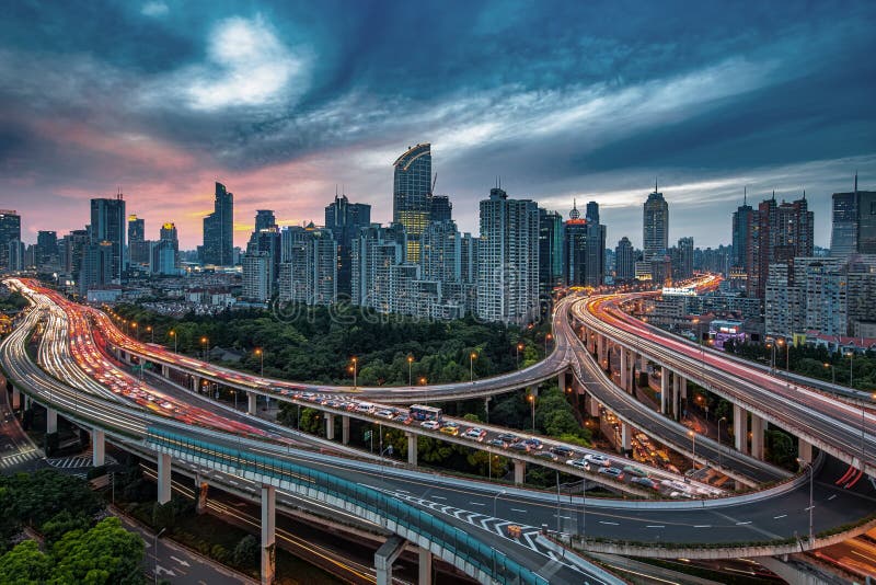 City highway editorial photography. Image of china, highway - 78468092