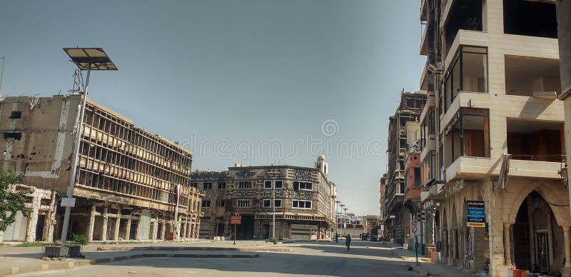 City of homs after war editorial stock image. Image of homs - 100286544