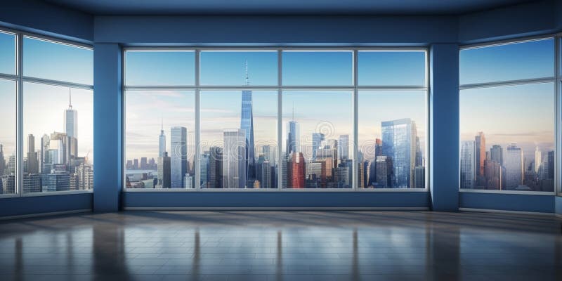 City Horizon Skyline Could and Building Background Stock Illustration ...