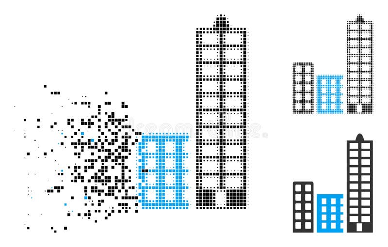 Destructed city stock illustration. Illustration of disasters - 23431430