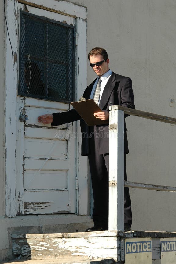 City Inspector stock photo. Image of door, young, condemned - 2841978