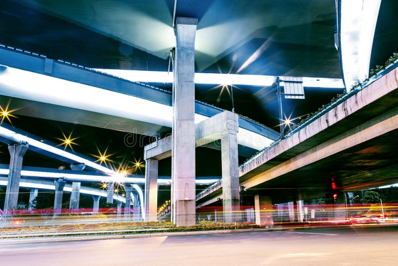 City Interchange stock photo. Image of lights, commercial - 59256108