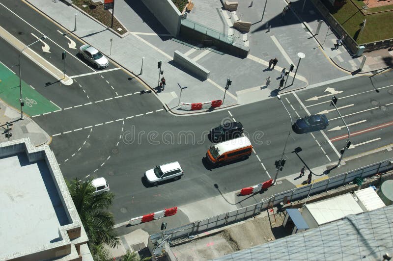 City intersection stock photo. Image of intersections - 33196644