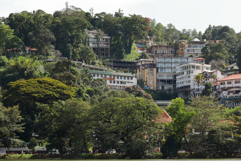City of Kandy in Sri Lanka editorial photography. Image of center ...