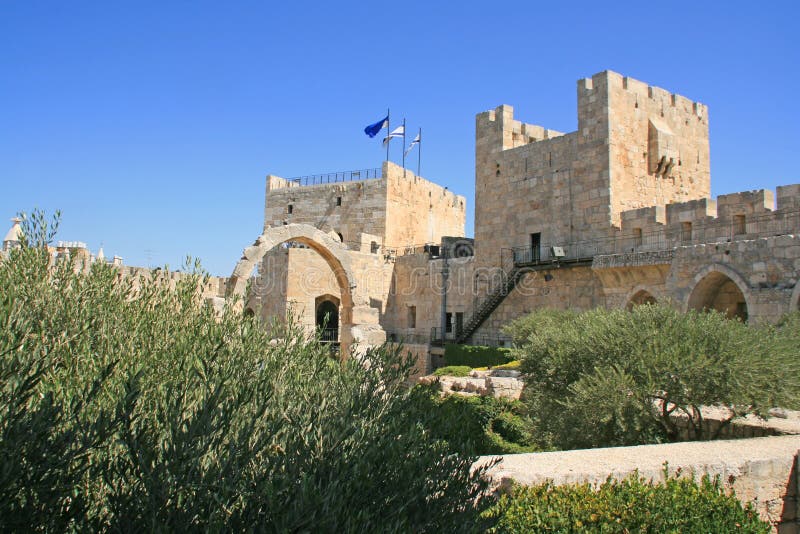 City of the King David, Jerusalem, Israel. Stock Image - Image of ...