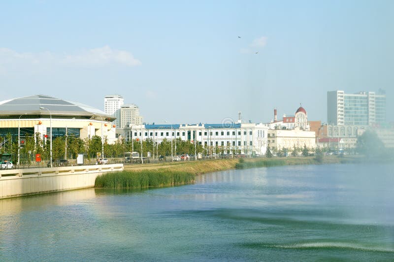 The City Lake Kaban in Kazan Stock Photo - Image of architecture, view ...