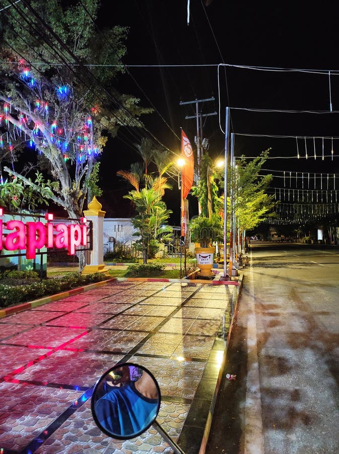 City Lamp Night Bagan Siapi Api Stock Image - Image of lamp, night ...