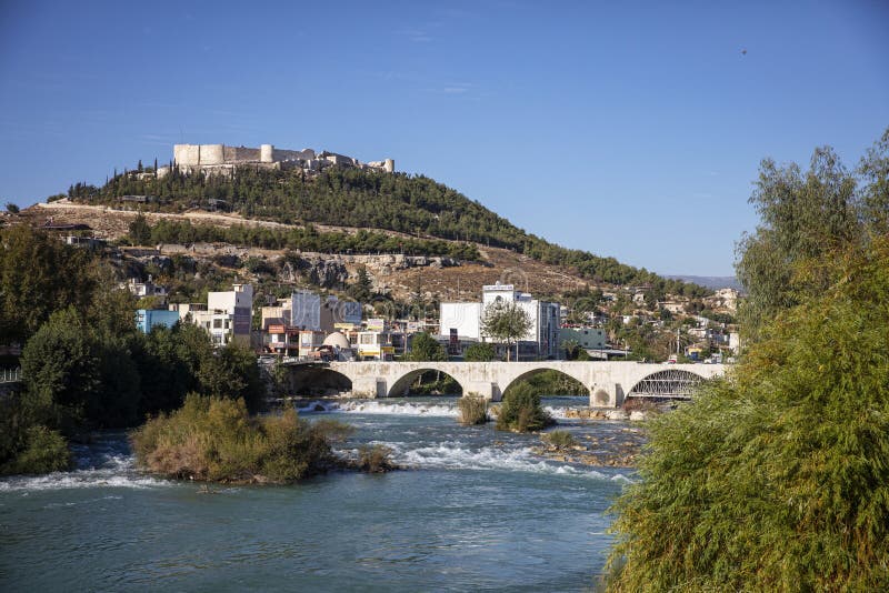 City Landscape View from Silifke Castle, Silifke - Mersin Editorial ...