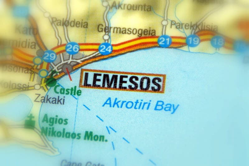 City of Lemesos, Cyprus. stock photo. Image of cyprus - 109572760