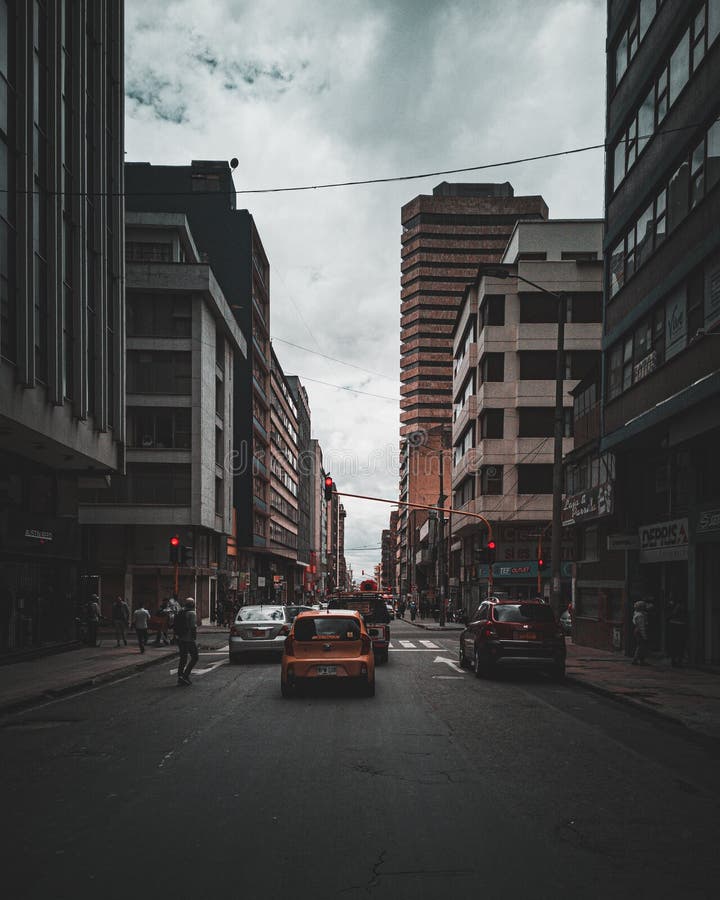 The city in the lens editorial photo. Image of downtown - 187244771