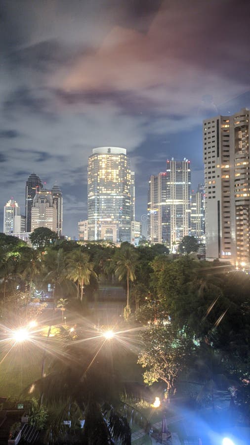 City Light at Hotel the Sultan, Senayan Jakarta Stock Photo - Image of ...