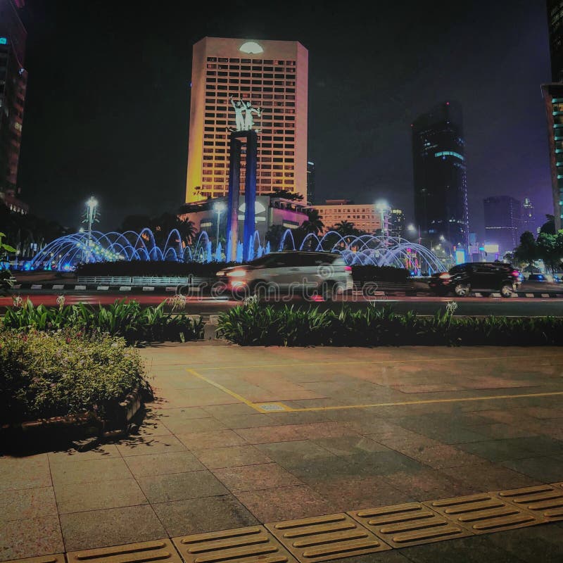 City Light Jakarta at the Night Editorial Stock Image - Image of ...