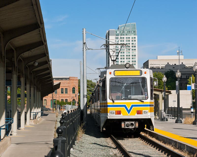 City Light Rail stock image. Image of station, railway - 49147125