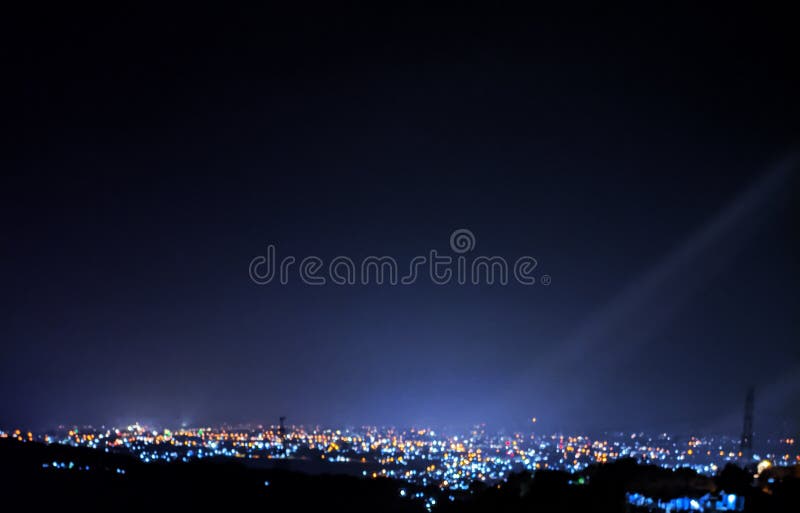 City Lights and Human Perspective Stock Photo - Image of lights ...