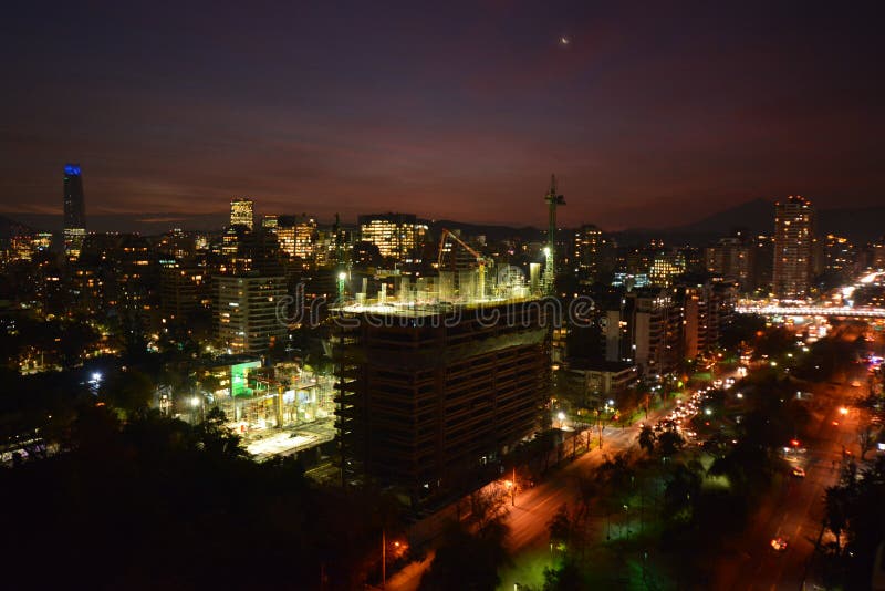 City Lights and Night Scene Stock Photo - Image of city, sunrise: 150499688