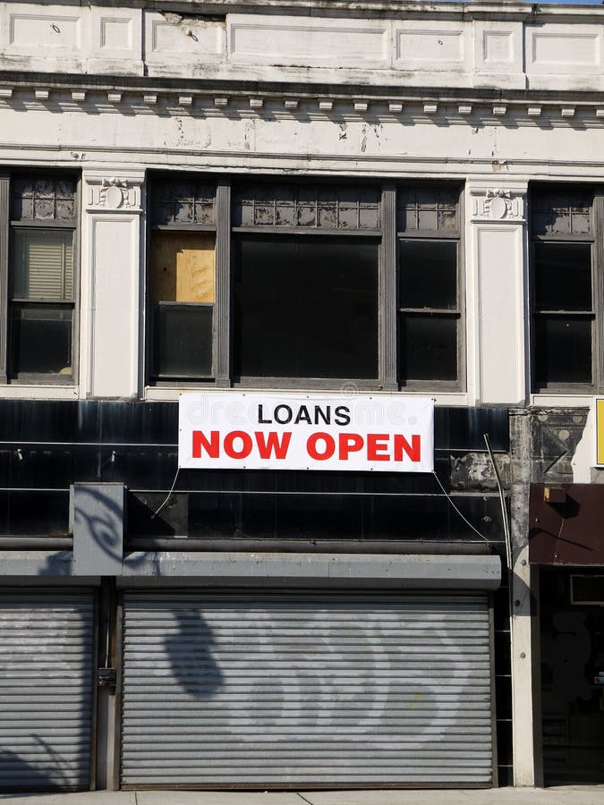 City: loan shop - closed stock image. Image of decay - 20275585