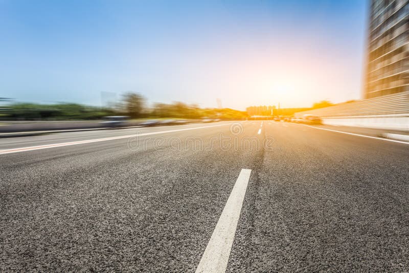 City location and road stock photo. Image of element - 45856654