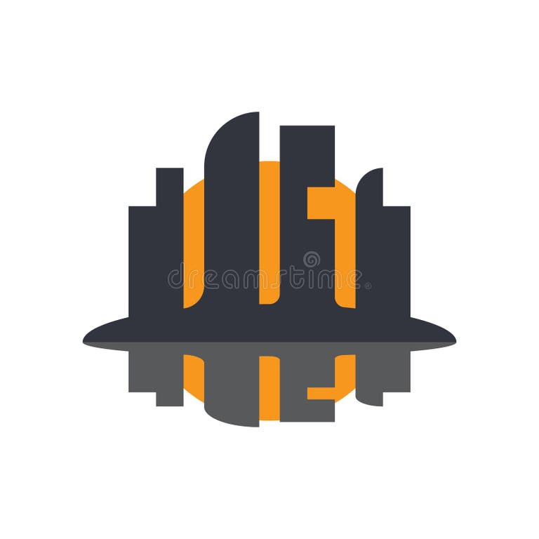 City Logo Template Icon stock vector. Illustration of property - 348470395