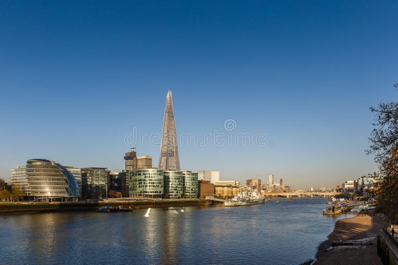 City of London in the Morning Stock Image - Image of thames, city: 70322435