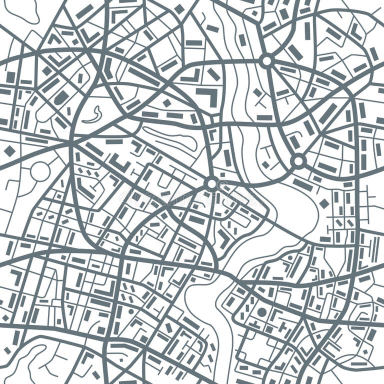 Seamless City Map Stock Illustrations – 5,309 Seamless City Map Stock ...