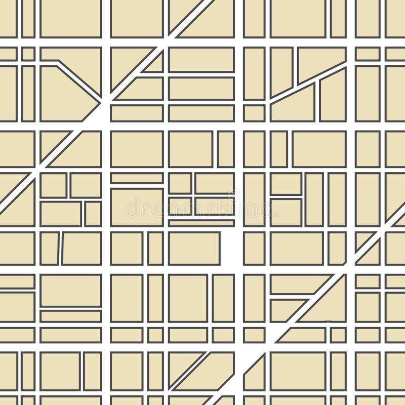 Blank Street Map Template