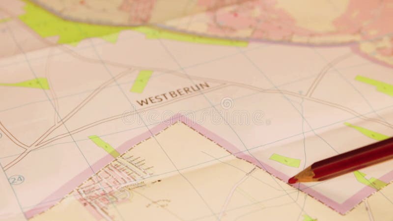 City-map Berlin of the DDR stock video. Video of demarcation - 183253361