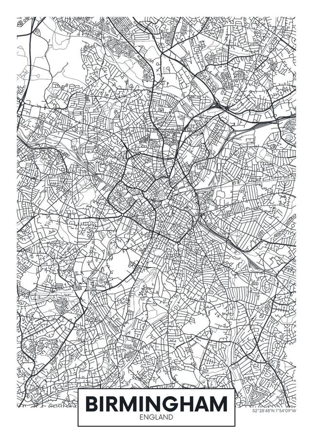 Birmingham Map Vector Stock Illustrations – 494 Birmingham Map Vector ...