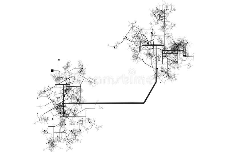 City Map Blueprint stock illustration. Illustration of plan - 6907319