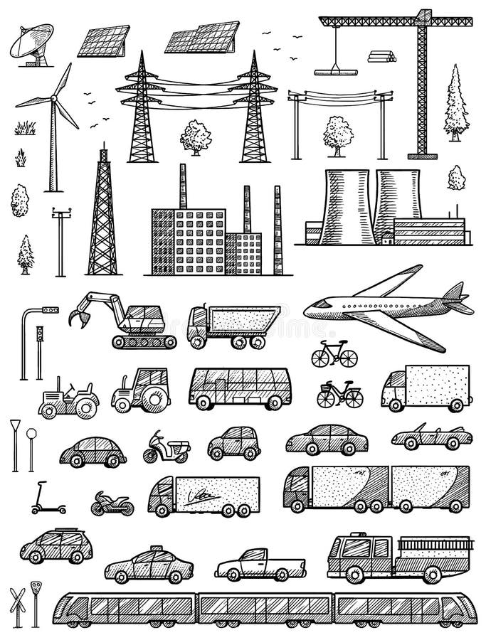 Industry Line Doodle Stock Illustrations – 6,182 Industry Line Doodle ...