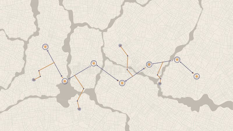 City Map Featuring Directional Signs, an Intended Goal Point, and ... City Map Featuring Directional Signs, an Intended Goal Point, and ...