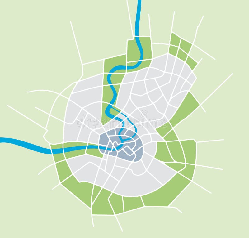 City map stock illustration. Illustration of abstract - 40258459