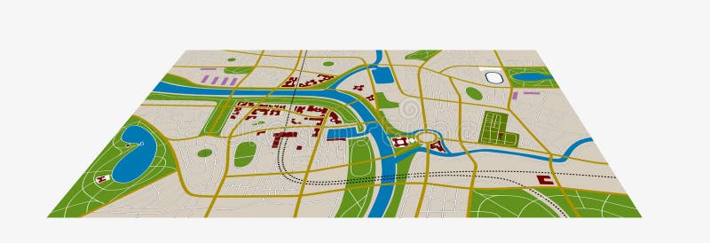 City map stock illustration. Illustration of template - 42532314