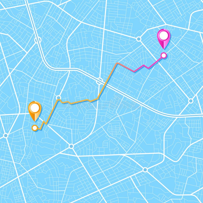 Highlighted Route Stock Illustrations – 334 Highlighted Route Stock ...