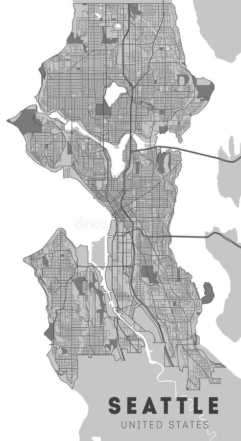 10+ Seattle map Free Stock Photos - StockFreeImages
